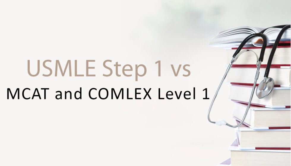 USMLE Step 1 vs MCAT | Step 1 vs COMLEX Level 1